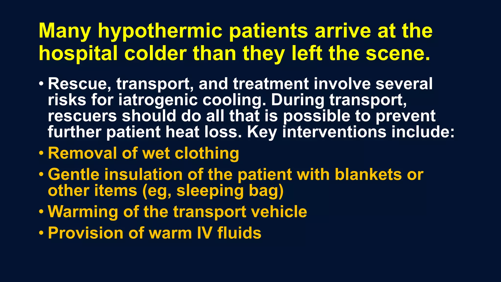 Hypothermia | PPTX