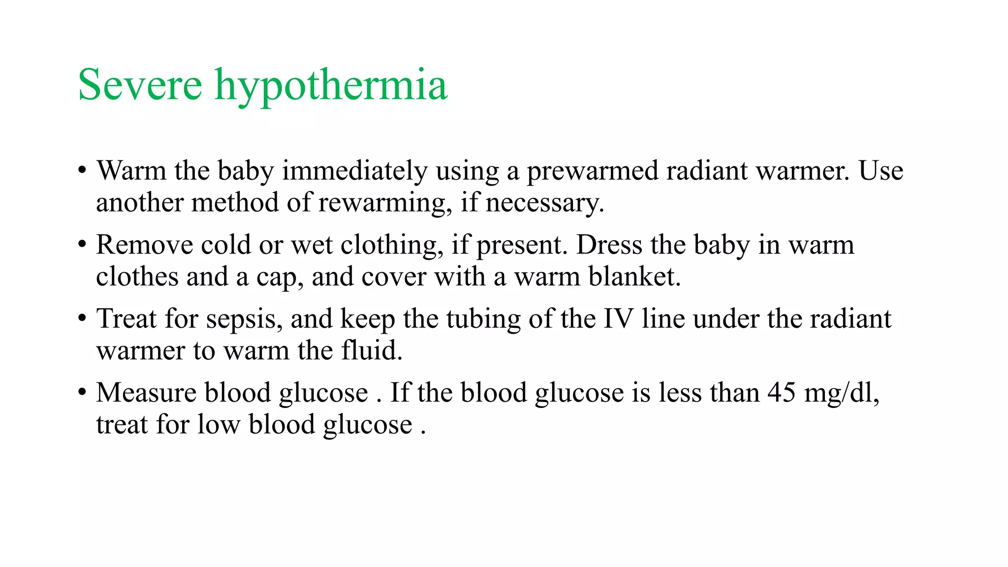 Hypothermia with its management | PPTX