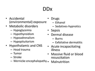 Hypothermia and cold injuries | PPTX