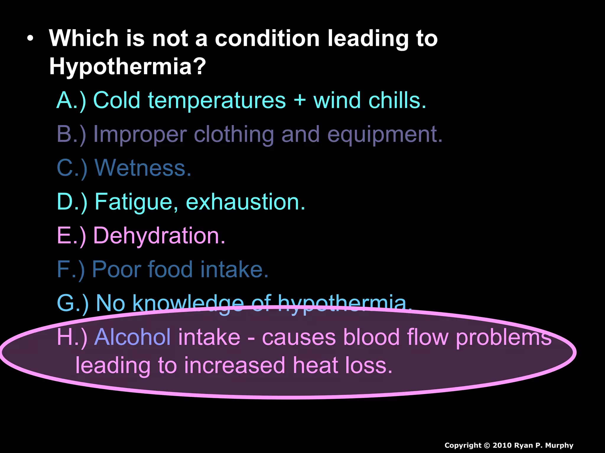 Hypothermia and Hyperthemia Lesson PowerPoint, Thermoregulation | PPTX
