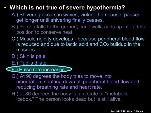 Hypothermia and Hyperthemia Lesson PowerPoint, Thermoregulation | PPTX ...