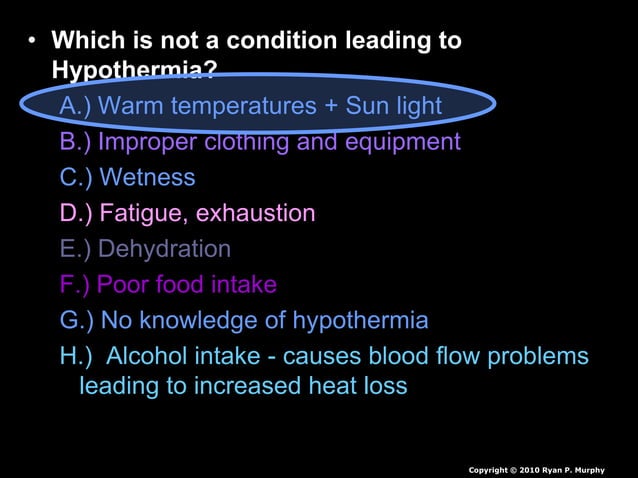 Hypothermia and Hyperthemia Lesson PowerPoint, Thermoregulation | PPTX ...