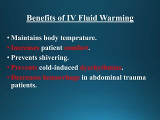 Hypothermia in Trauma Victims:- complication and its prevention | PPTX