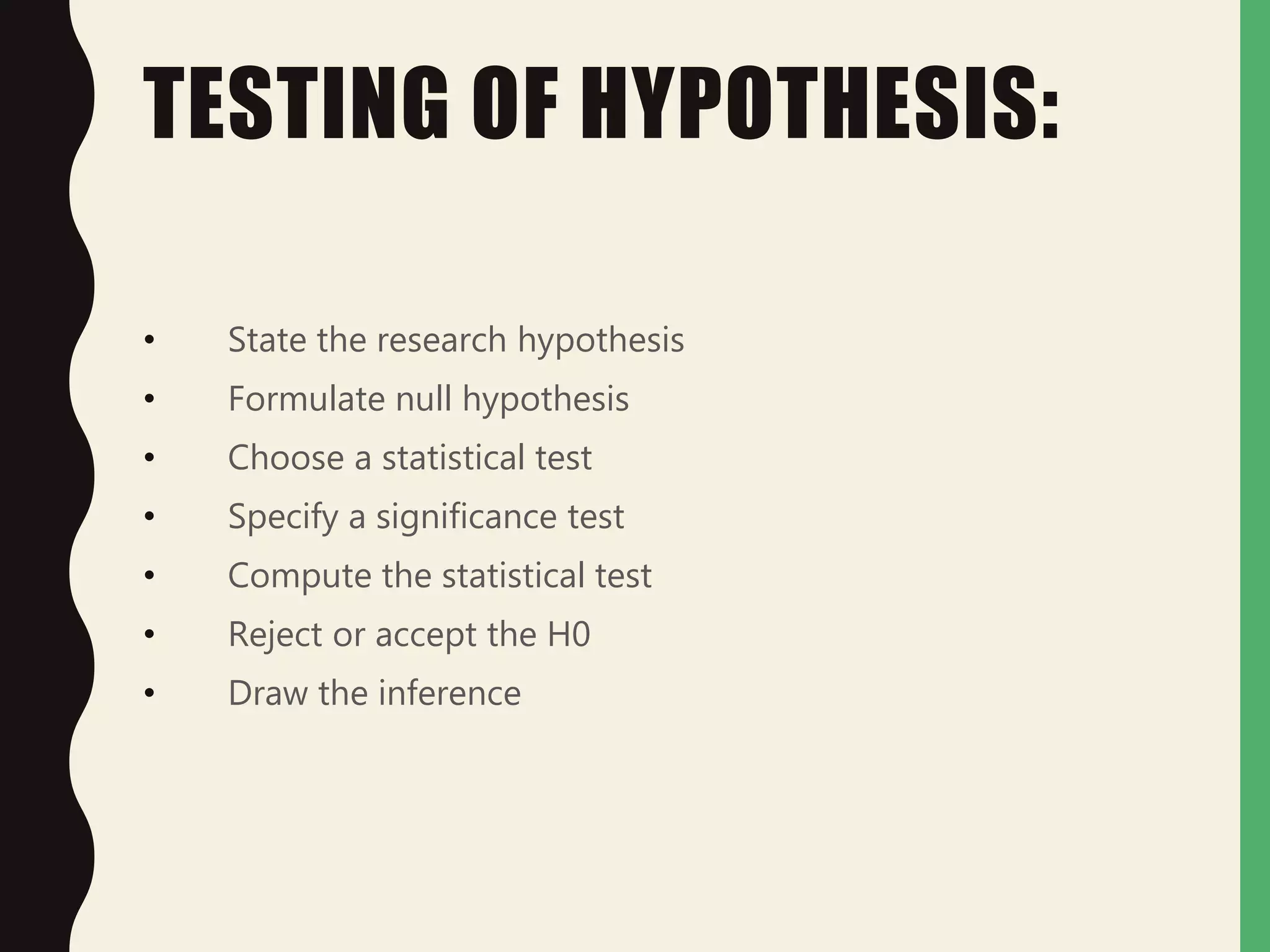 Hypotheses | PPT