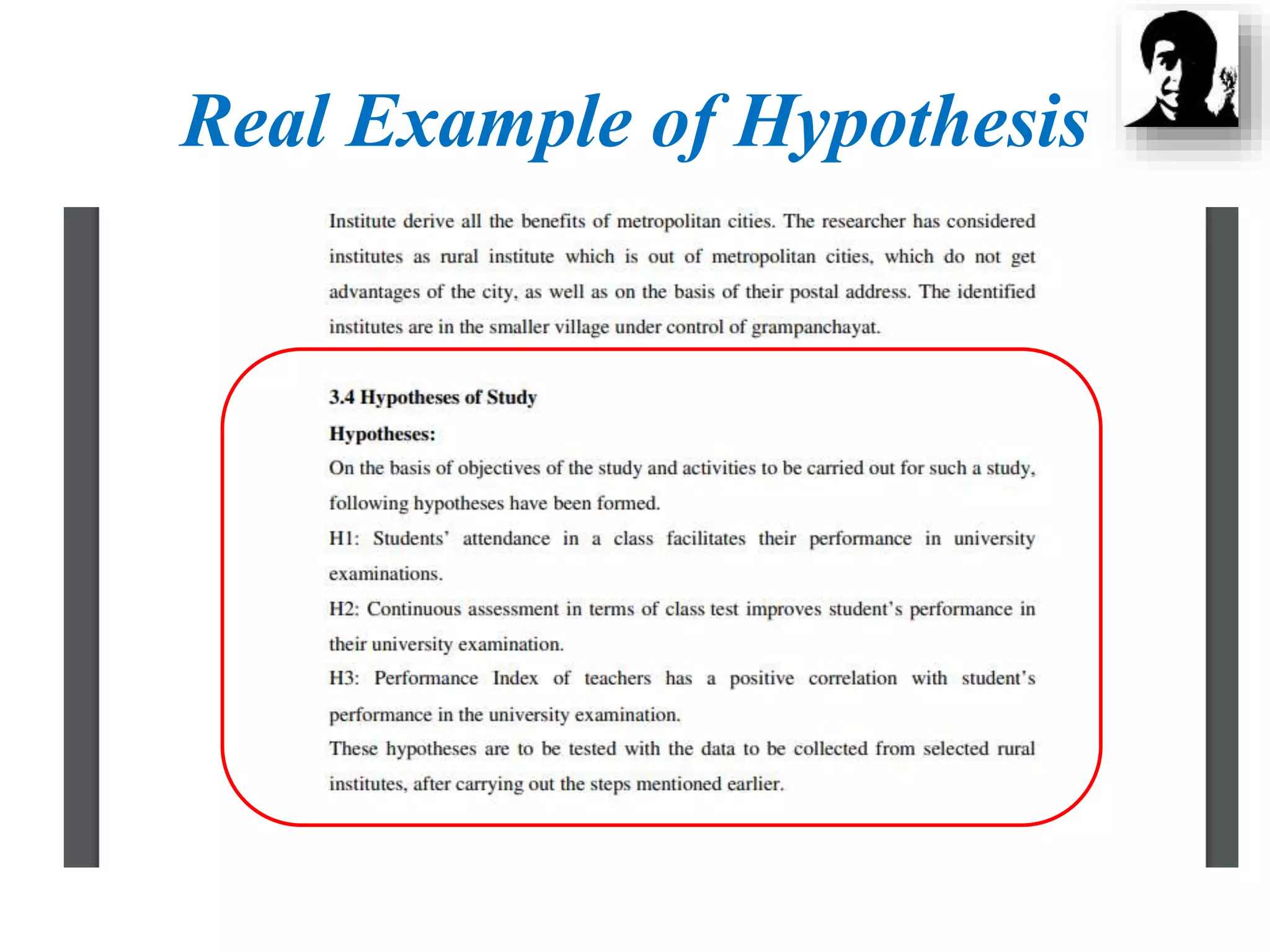 Hypotheses- Concept, Sources & Types | PPTX