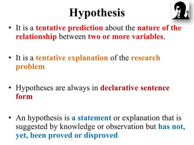 Hypotheses- Concept, Sources & Types | PPTX | Chemistry | Science