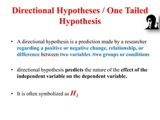Hypotheses- Concept, Sources & Types | PPTX