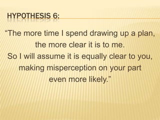 HYPOTHESES ON MISPERCEPTION by Robert Jervis | PPTX