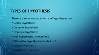 Hypotheses Presentation (2).pptx What is hypothesis | PPT