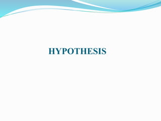 Hypothesis | PPTX