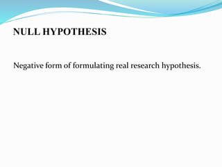 Hypothesis | PPTX