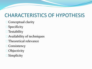 Hypothesis | PPTX