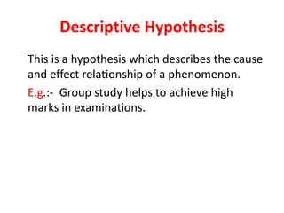 Hypothesis | PPTX