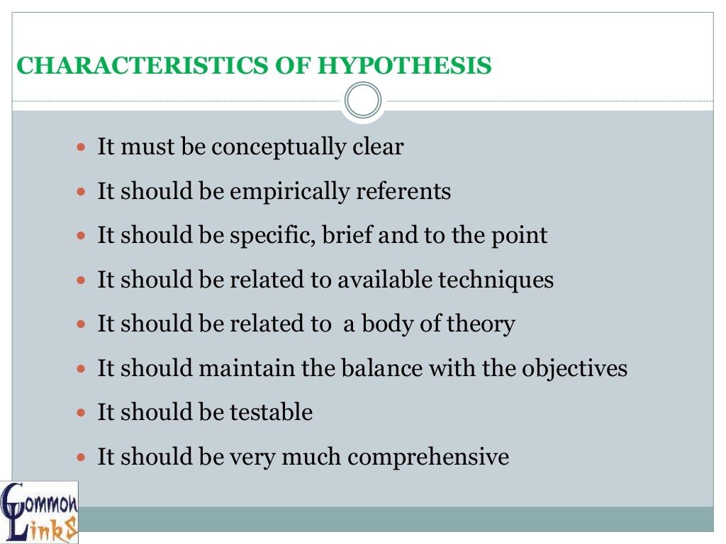 Hypothesis hypothesis