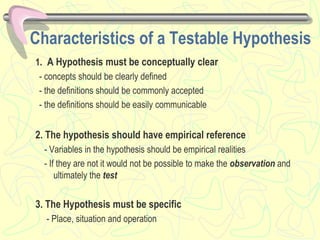 Hypothesis | PPTX
