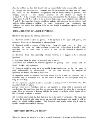 Hypothesis | DOCX