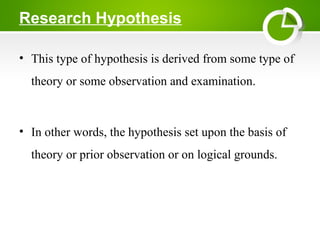 Hypothesis | PPT