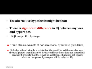 Research Hypothesis | PPTX