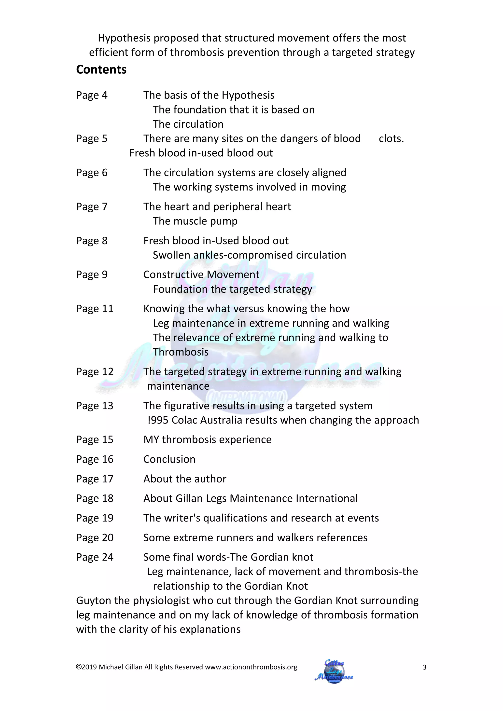 Hypothesis.on Deep Vein Thrombosis through restricted movement | PDF