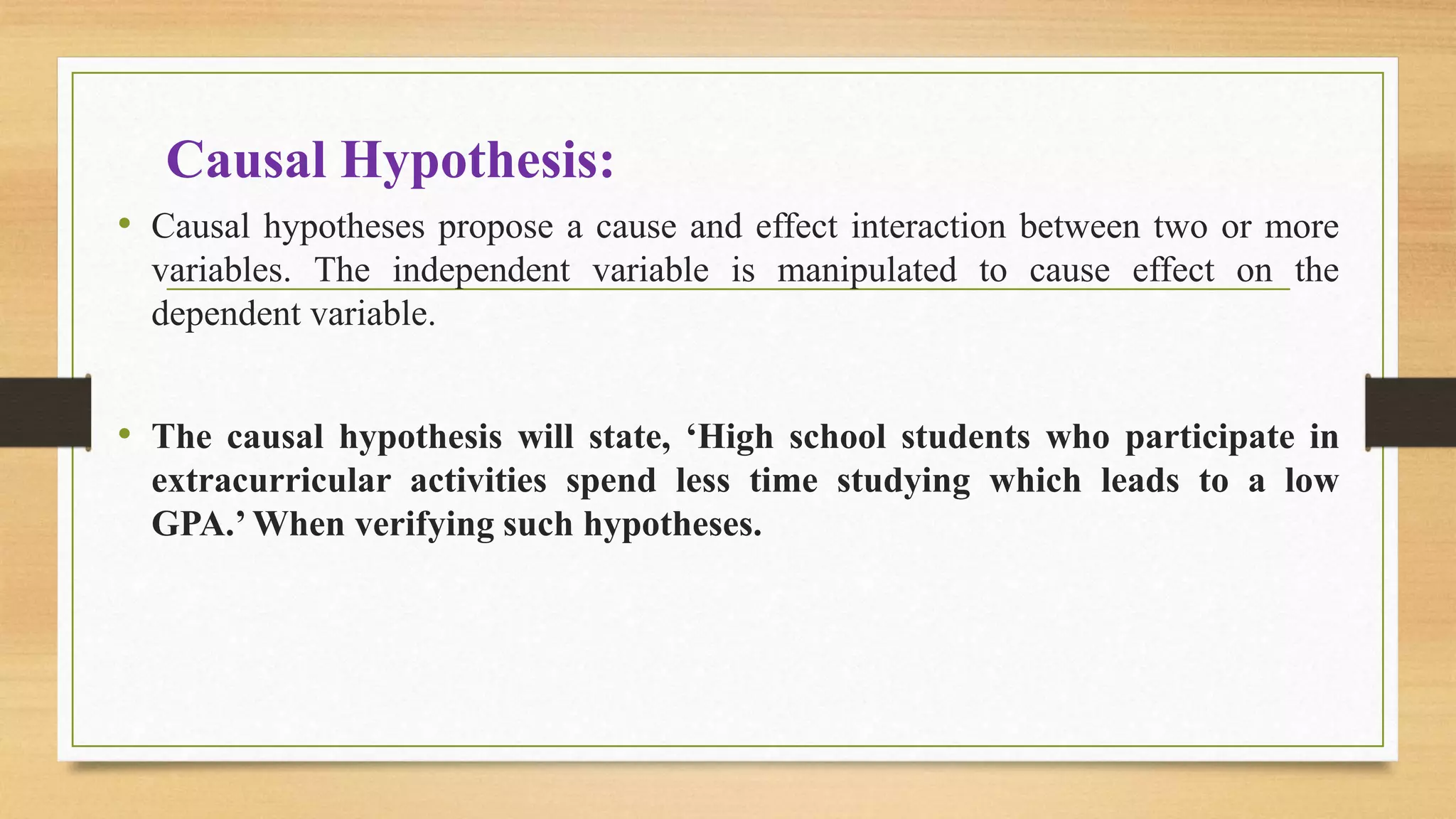 Hypothesis PPT | PPTX