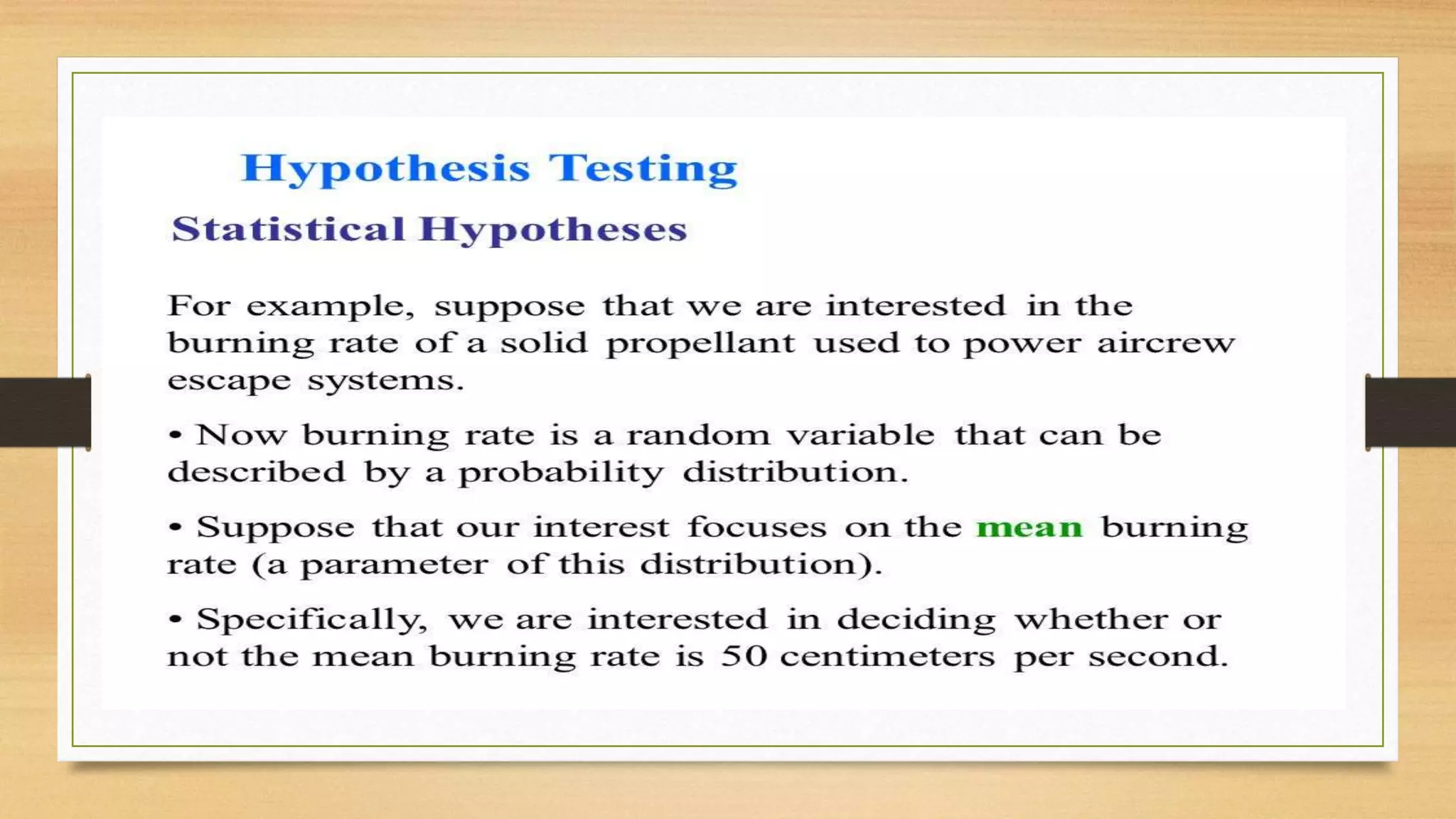 Hypothesis PPT | PPTX