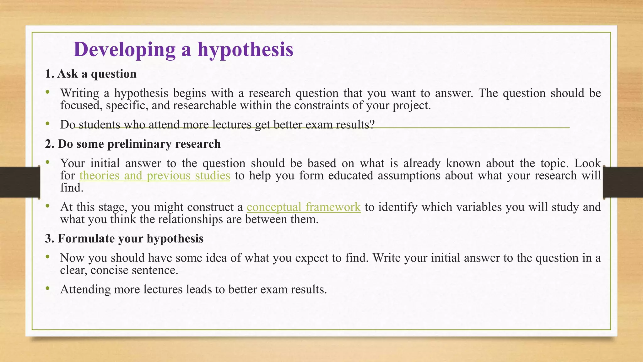 Hypothesis PPT | PPTX