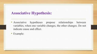 Hypothesis PPT | PPTX | Chemistry | Science