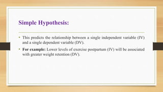Hypothesis PPT | PPTX