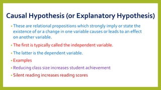 Hypothesis | PPTX