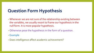 Hypothesis | PPTX