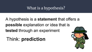 Hypothesis | PPTX | Physics | Science