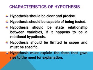 Hypothesis | PPTX