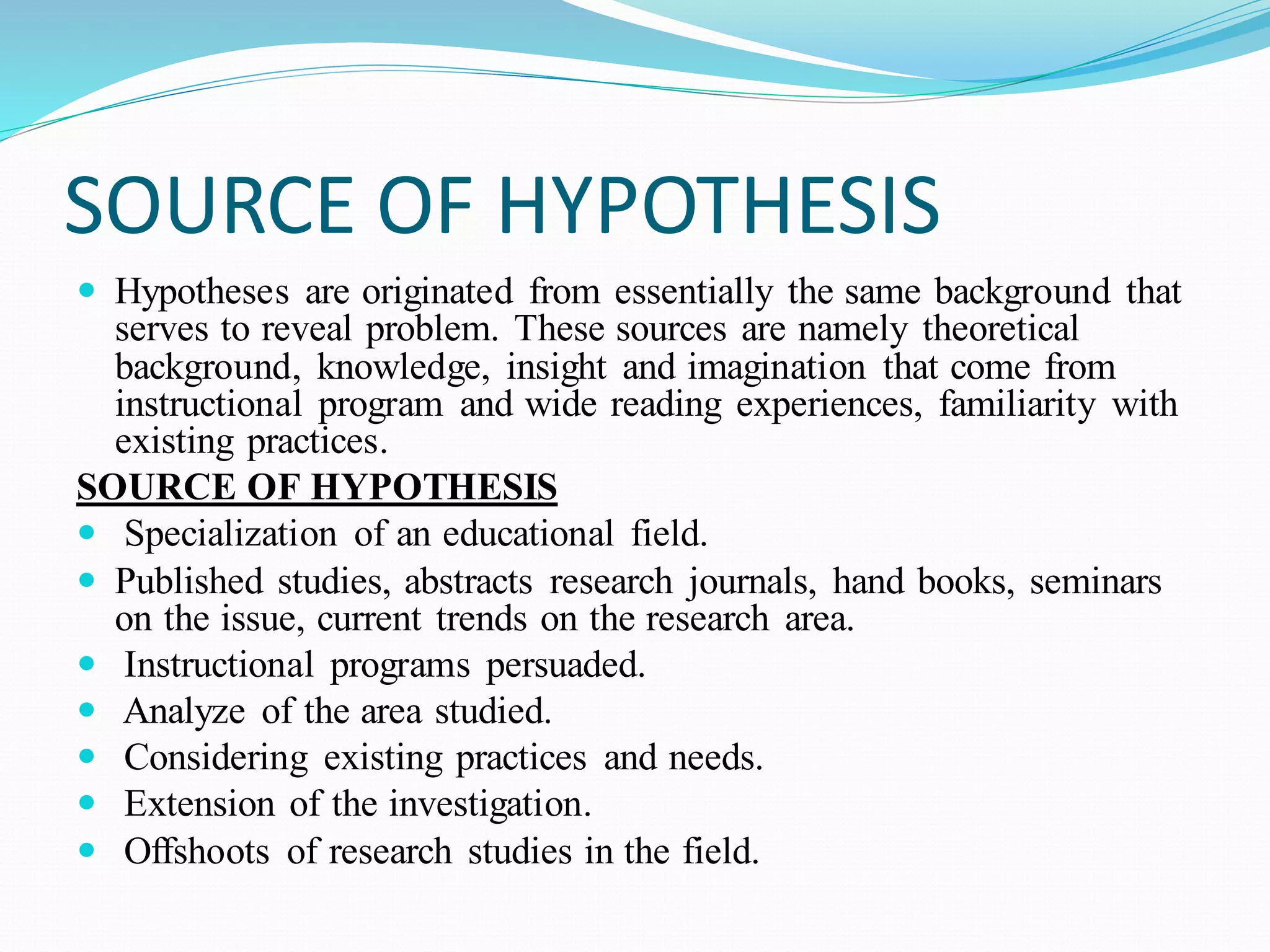 'Hypothesis' | PDF | Physics | Science