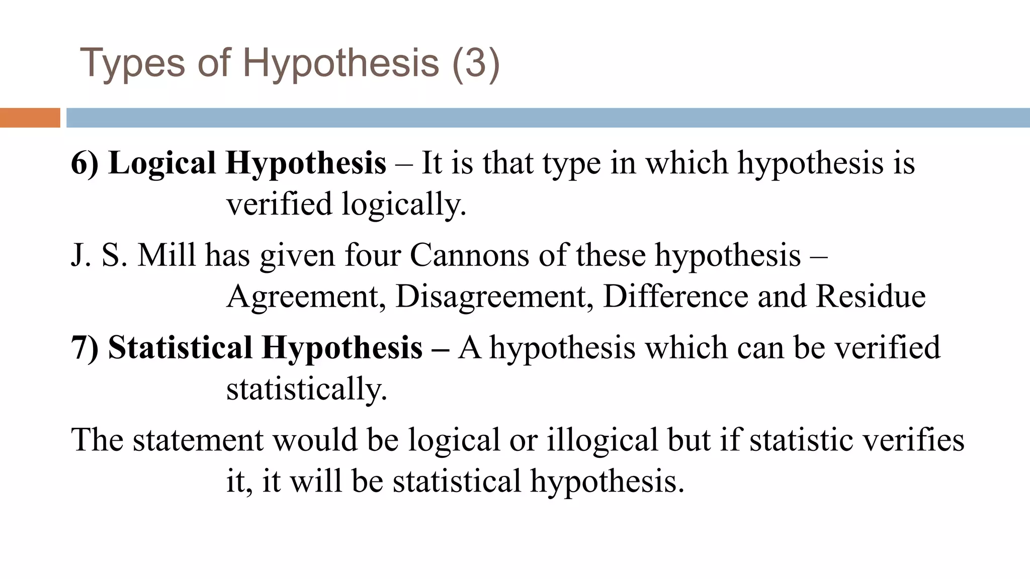Hypothesis – Meaning, Definition, Importance, Characteristics and Types ...