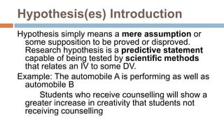 Scientific Hypothesis Definition