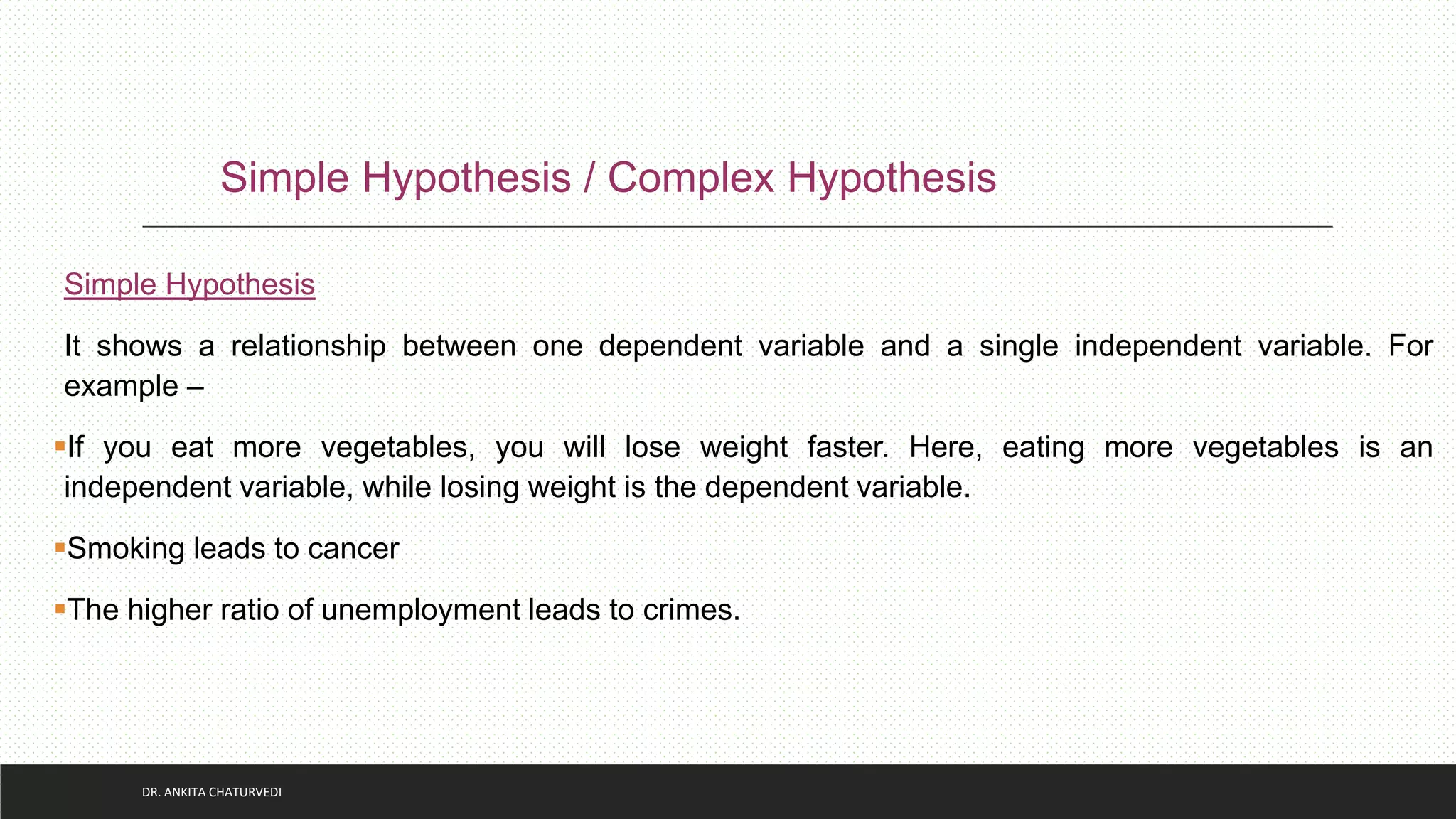 Hypothesis | PPTX