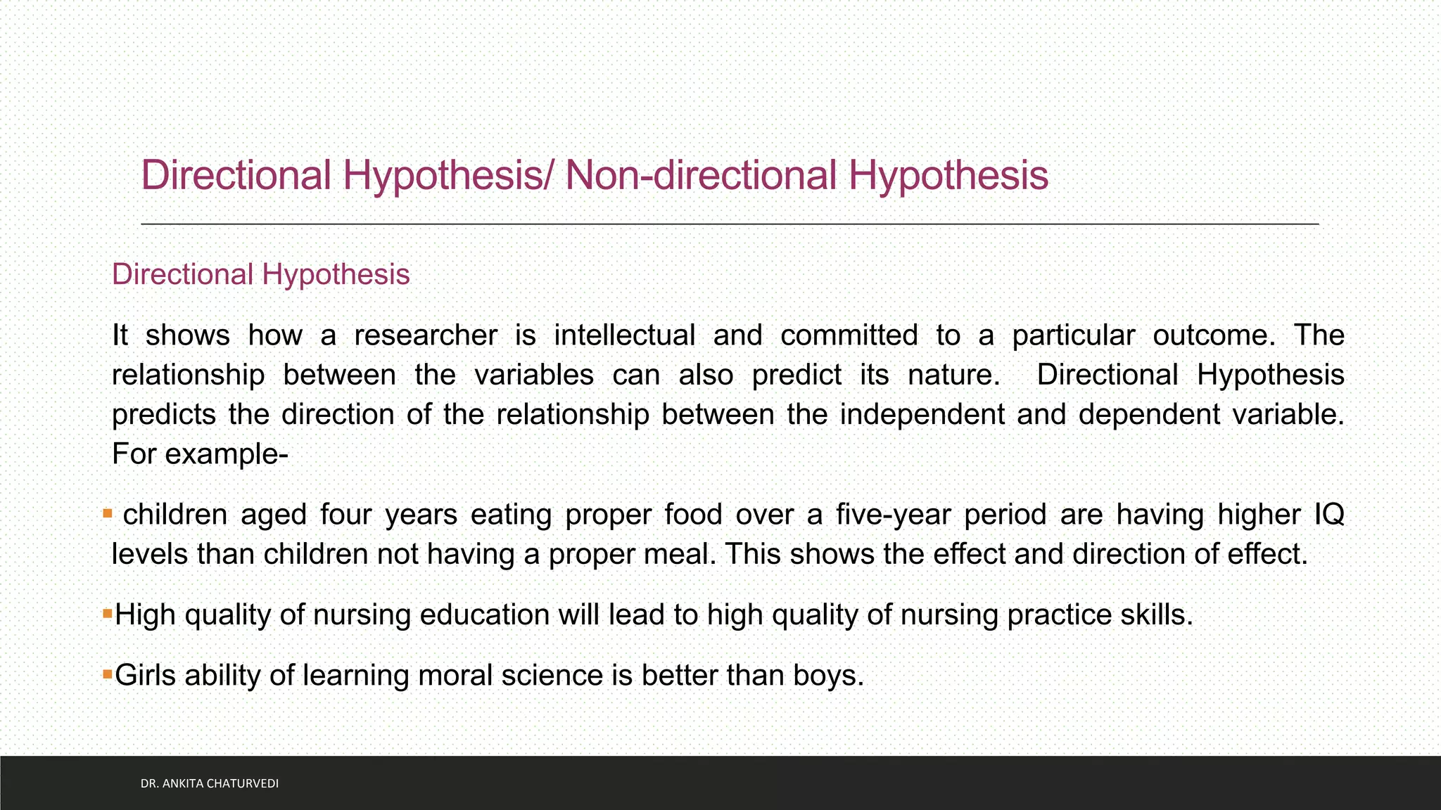 Hypothesis | PPTX