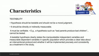 Hypothesis | PPTX
