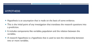 Hypothesis | PPTX
