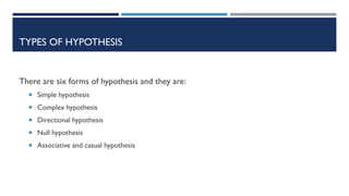 Hypothesis | PPTX