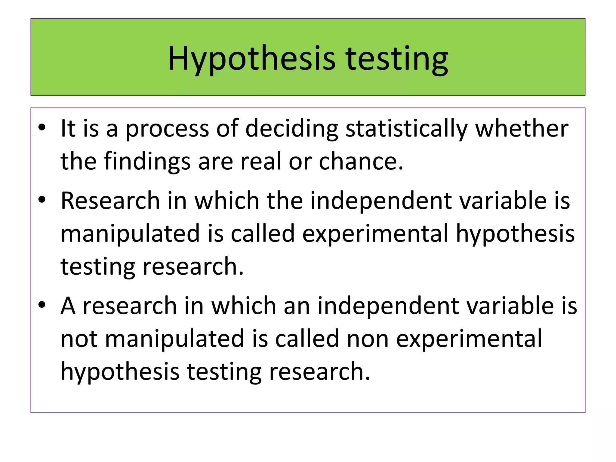 Hypothesis | PPTX
