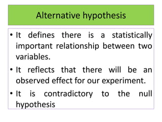 Hypothesis | PPTX