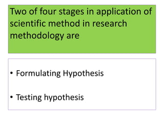 Hypothesis | PPTX