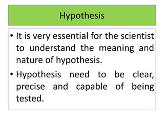 Hypothesis | PPTX