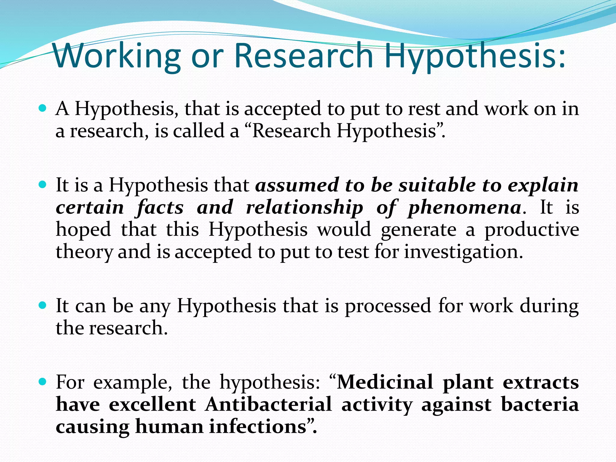 Hypothesis | PPTX