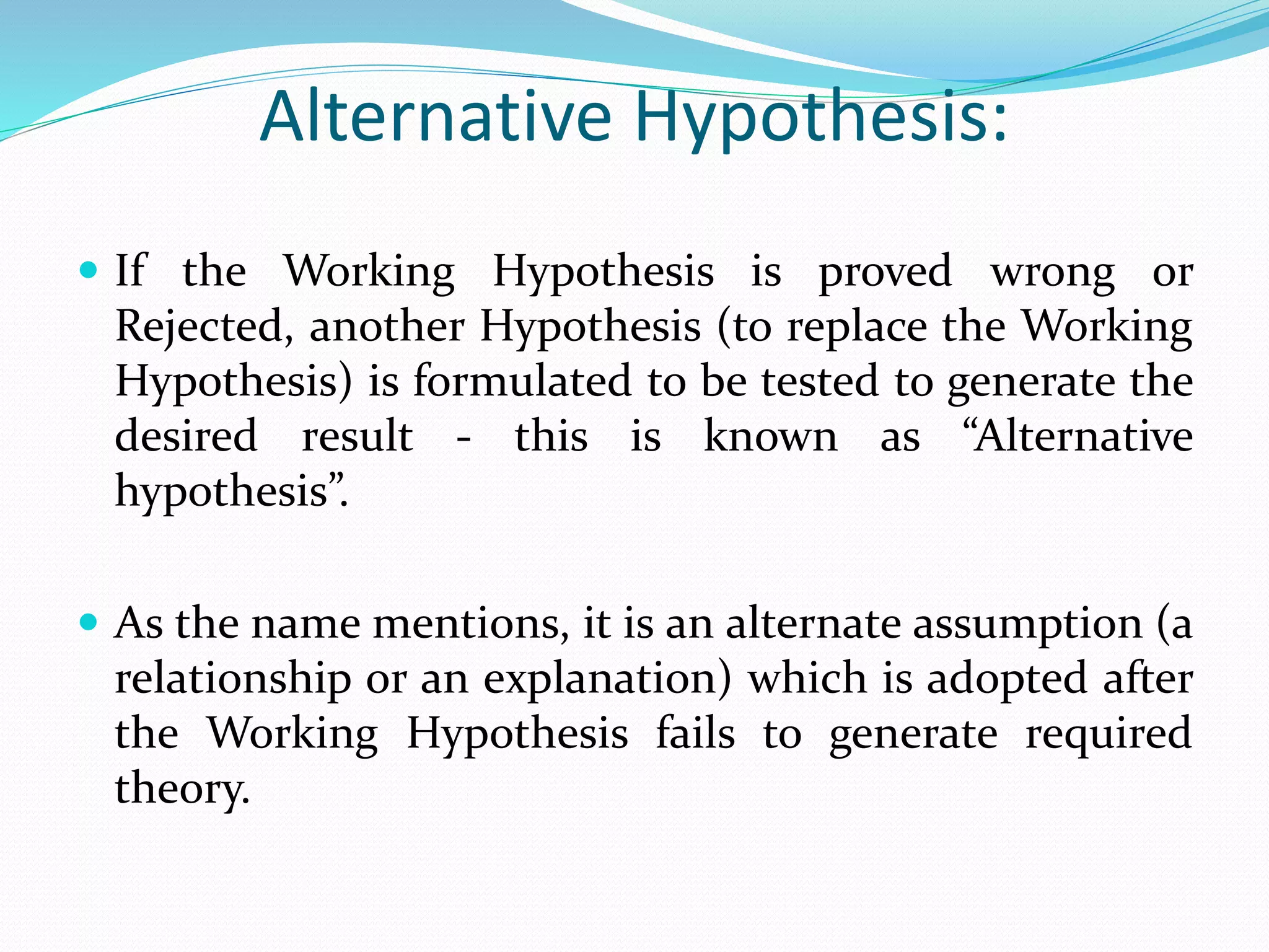 Hypothesis | PPTX