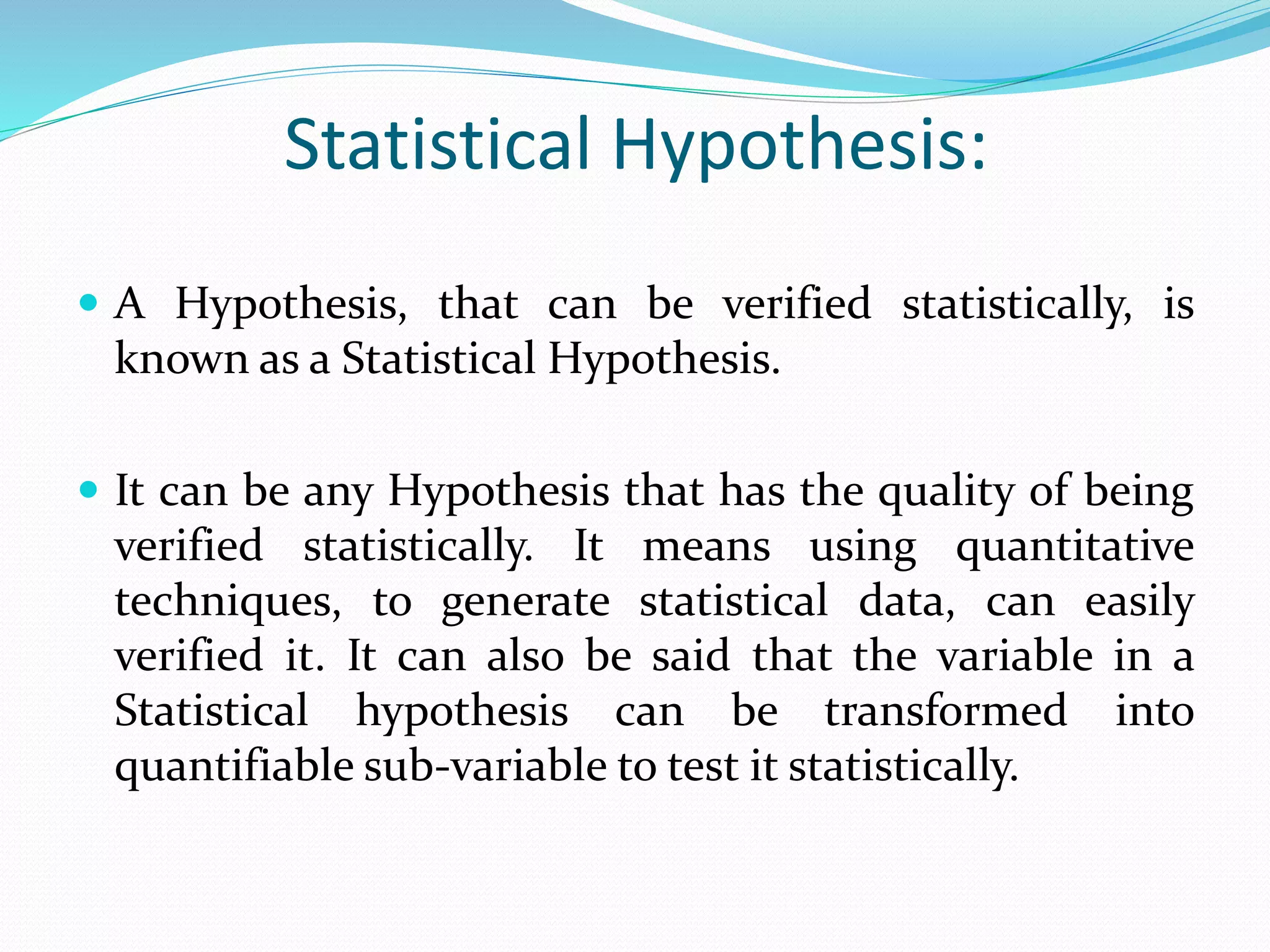 Hypothesis | PPTX