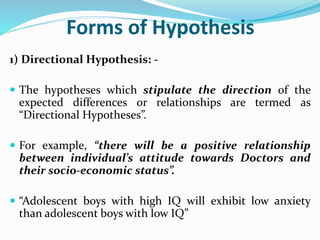 Hypothesis | PPTX