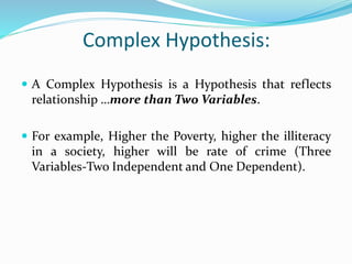 Hypothesis | PPTX