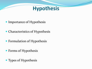 Hypothesis | PPTX